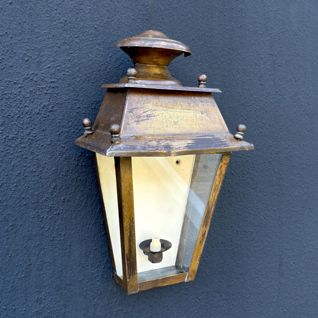 Vintage Hollywood Regency Wall Sconce: Distressed Metal Alloy, French ...