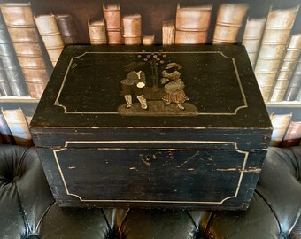 Antique French Box - Etsy