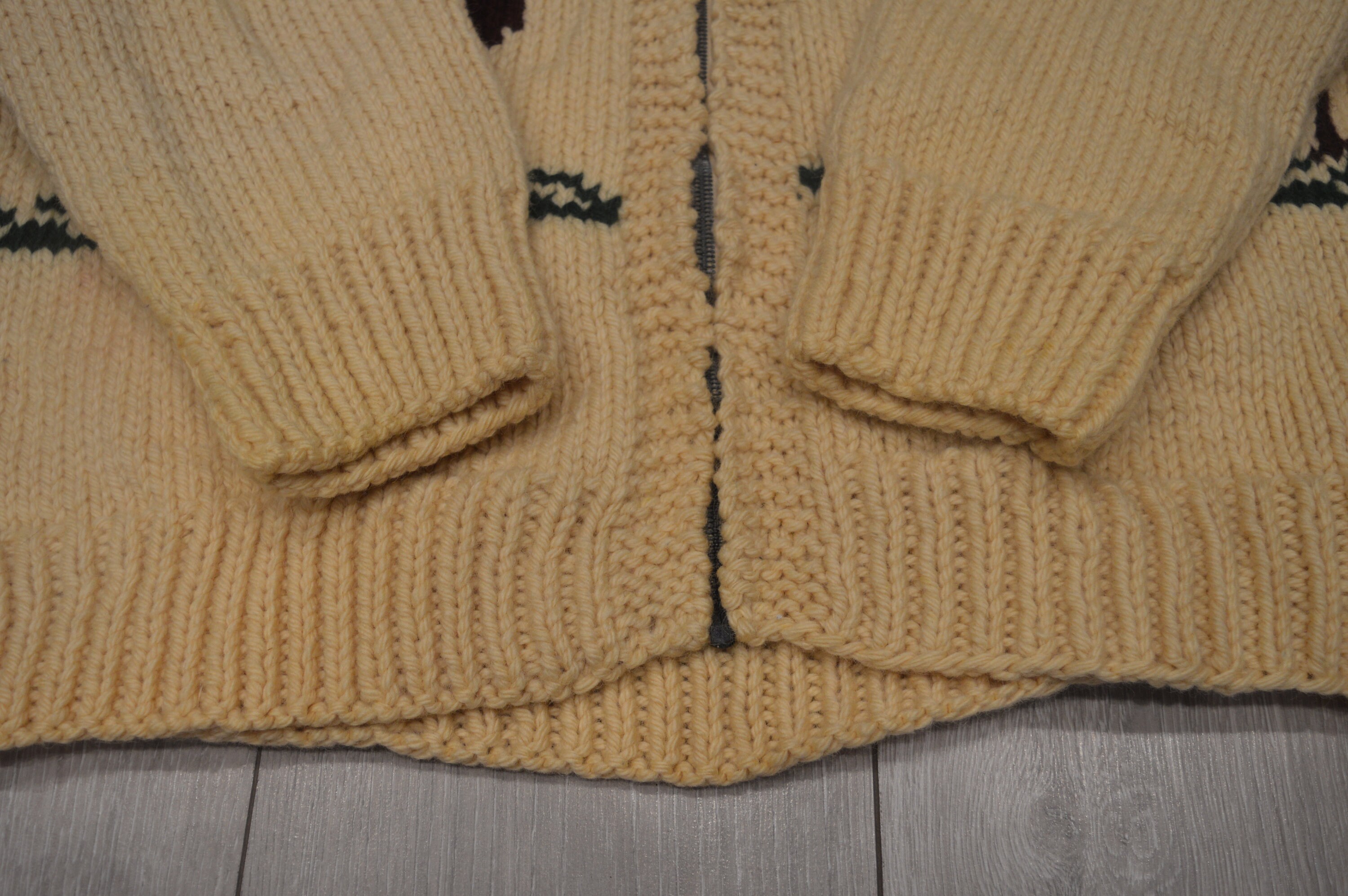 Vintage Men's 1950s-60s Cowichan Reindeer Caribou Wool - Etsy