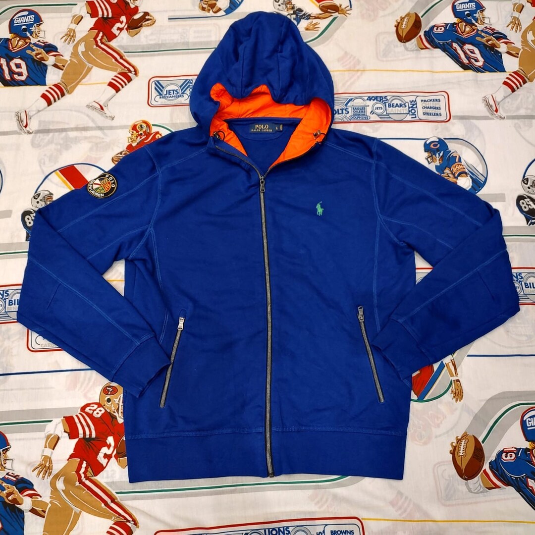 Vintage Polo Ralph Lauren Cookie Badge Full Zipper Hoodie Size L - Etsy