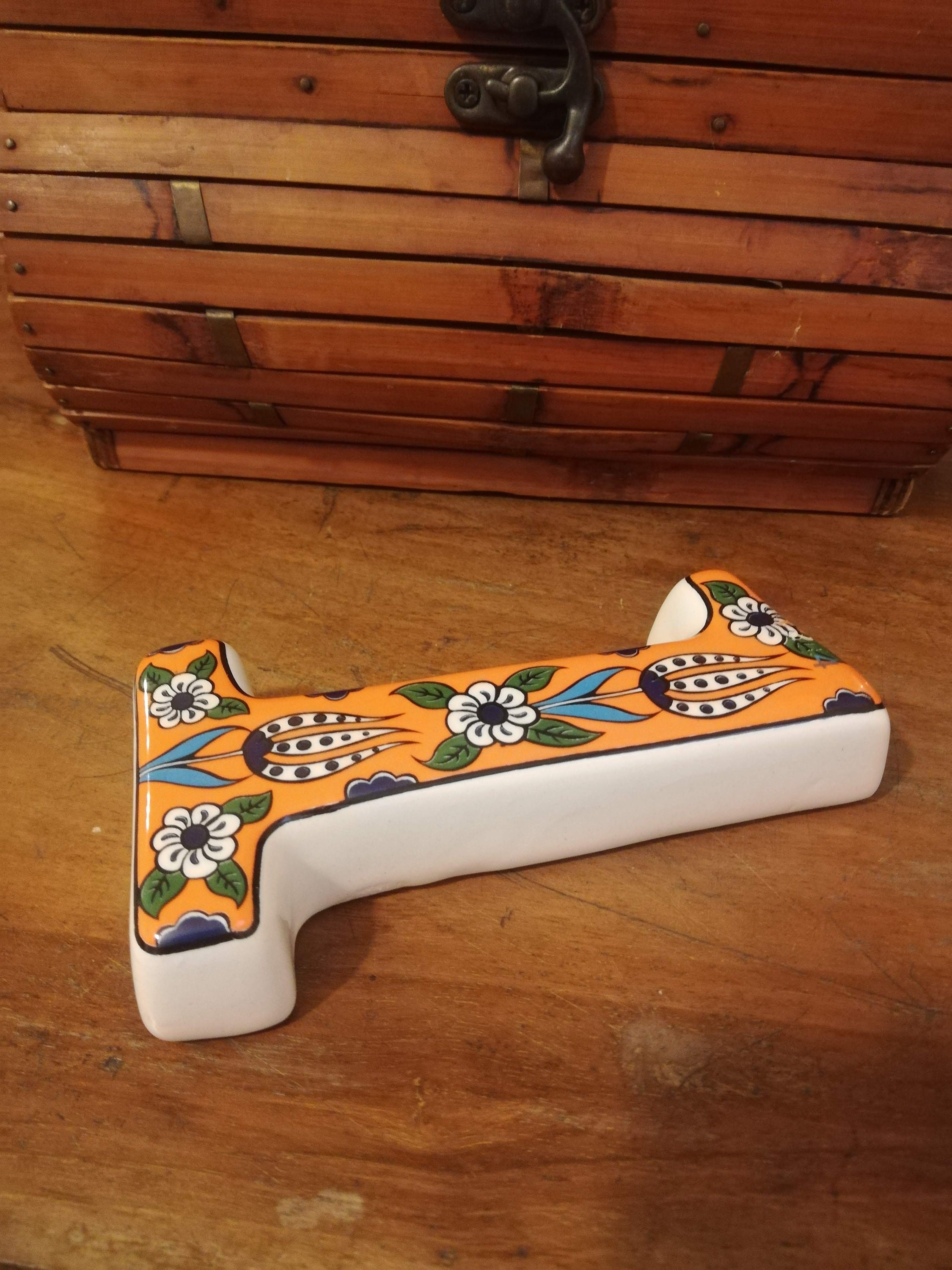 Door Numbers Handmade Ceramic Floral House Numbers Spring | Etsy