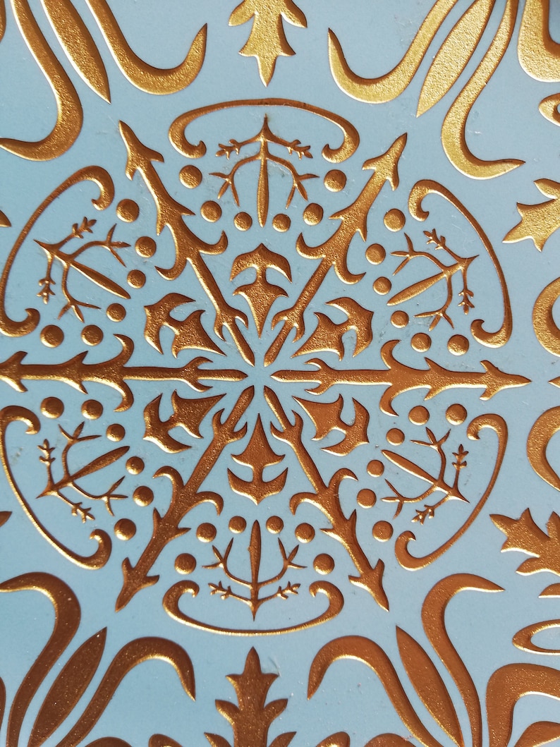 Blue Ceramic Wall Engraved Plate | Decorative Plate | Gold Wall Plate ...