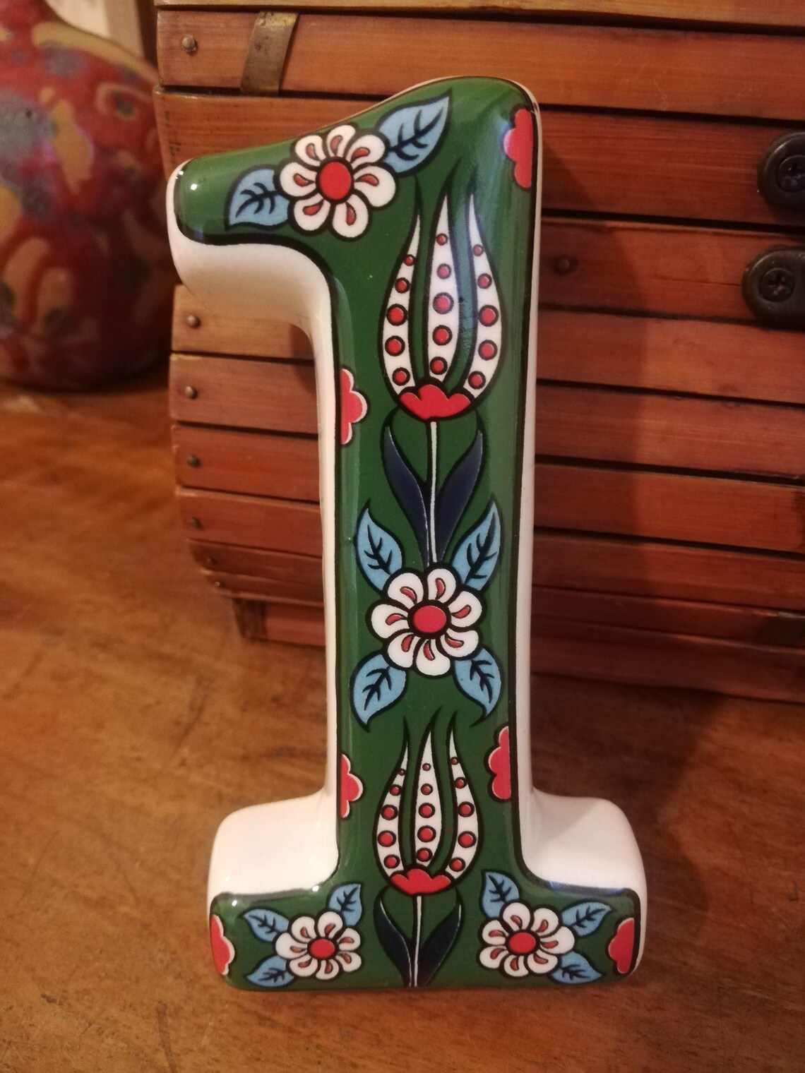 Door Numbers Handmade Ceramic Floral House Numbers Spring | Etsy