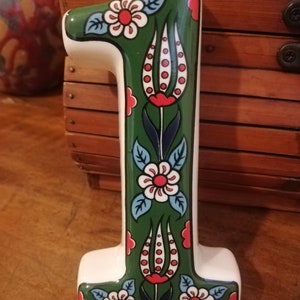 Door Numbers | Handmade Ceramic Floral House Numbers | Spring Floral ...