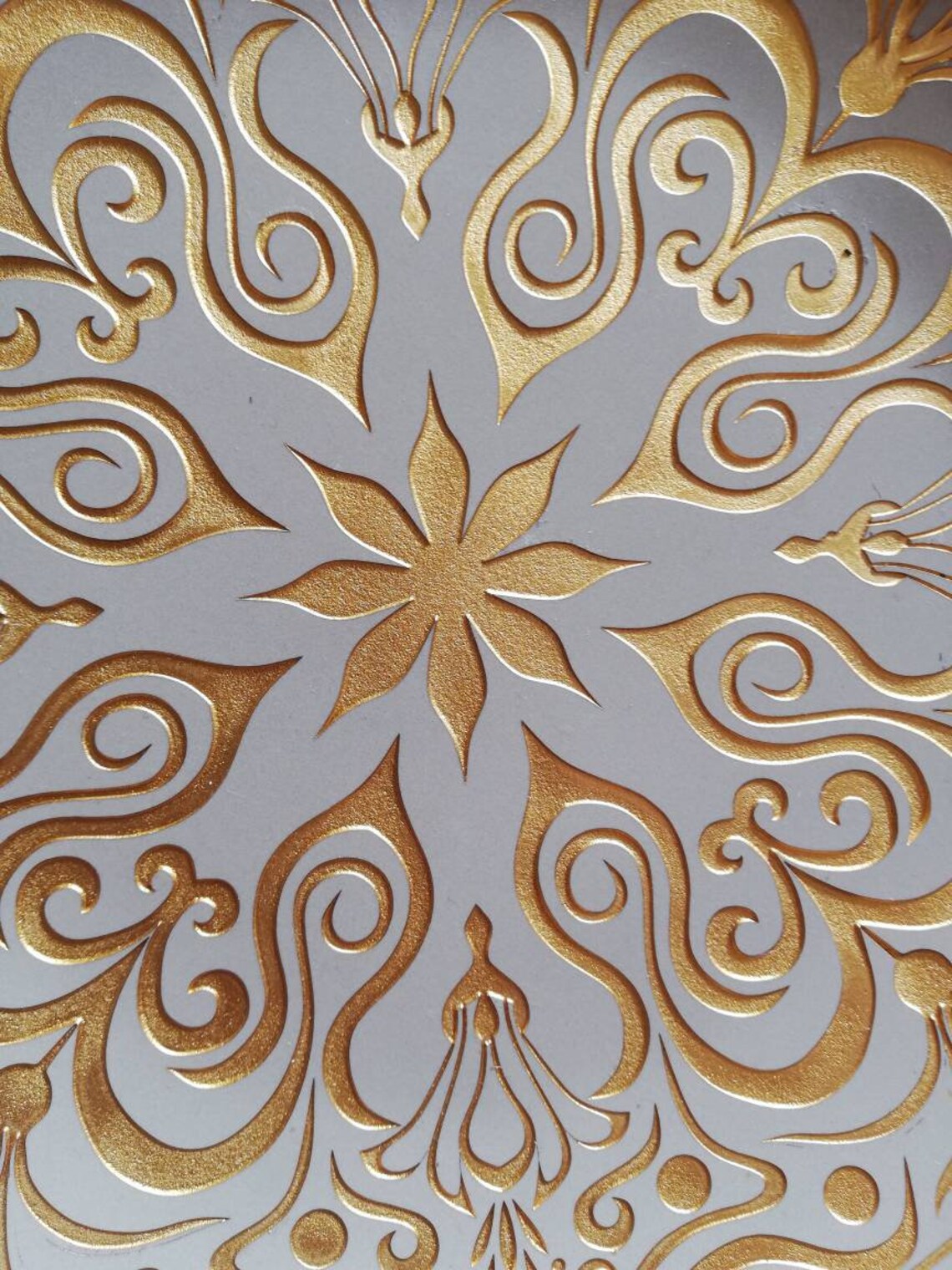 Ceramic Wall Engraved Plate | Decorative Plate | Gold Wall Plate | Wall ...