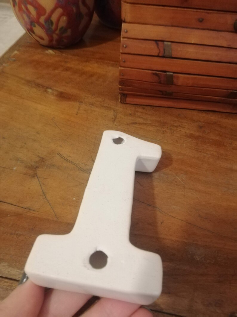 Colorful Door Numbers Handmade Ceramic Floral House Numbers | Etsy