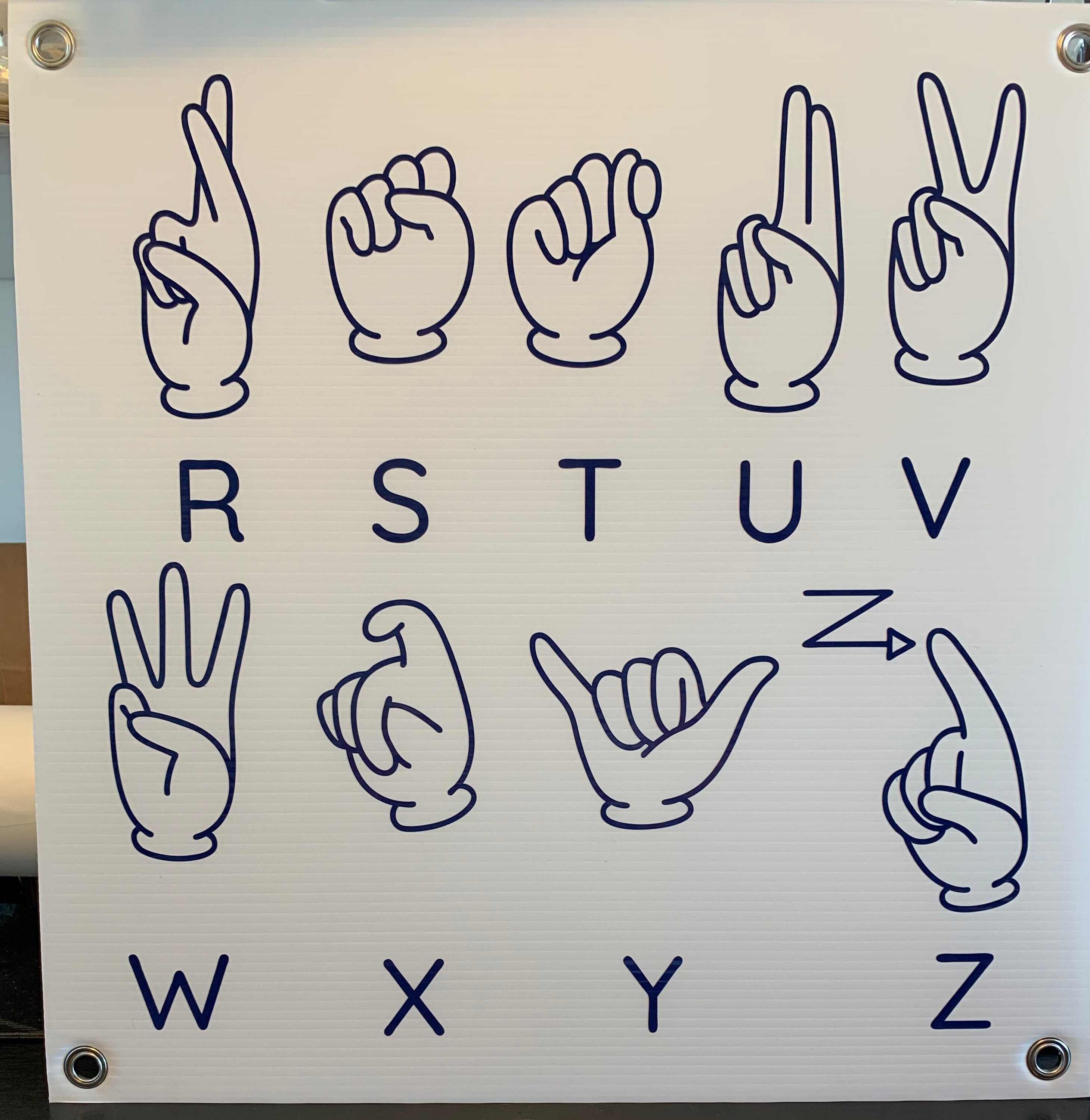 Sign Language Signs - Etsy