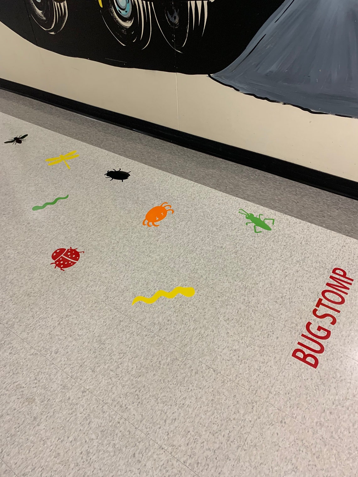Bug Stomp, Sensory Path, Sensory, Wall Decals, Educational Decal ...