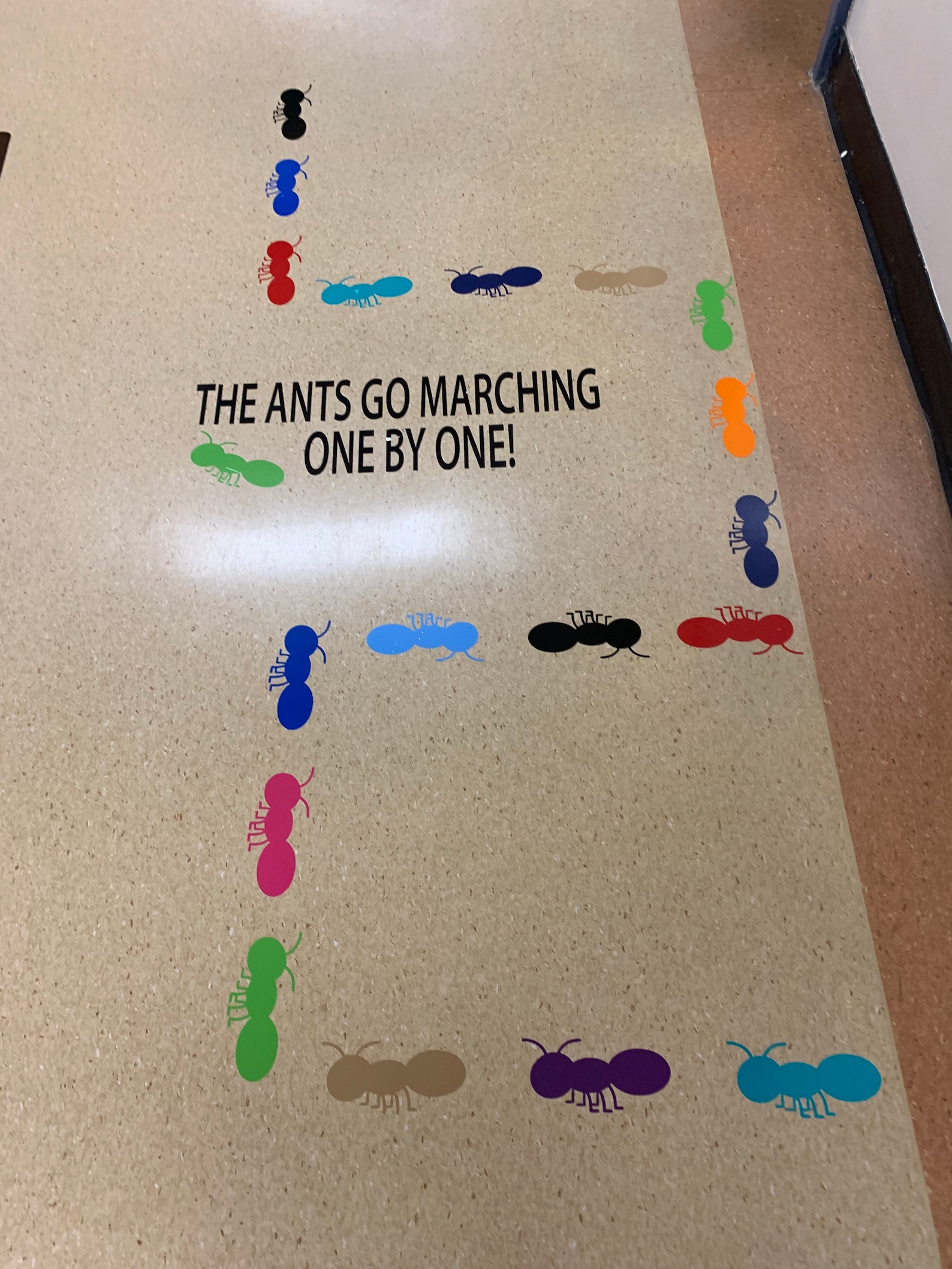 Ants Go Marching, Ants Sensory Pathway, Insects Print on Floor ...