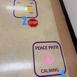 Peace Path - Sensory Decals - Etsy