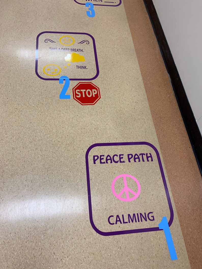 Peace Path - Sensory Decals - Etsy
