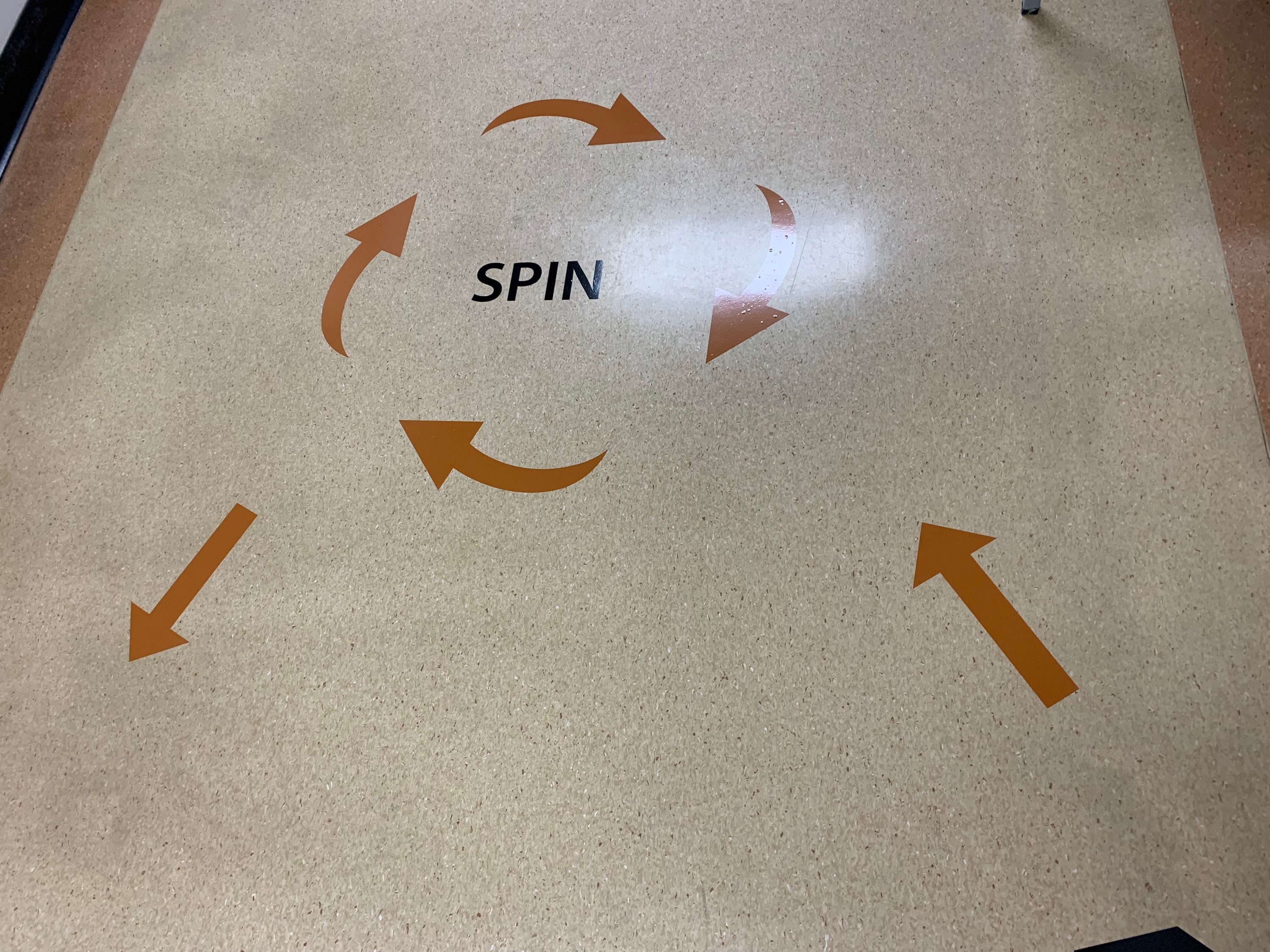 Spin Circle - Sensory Decal - Etsy