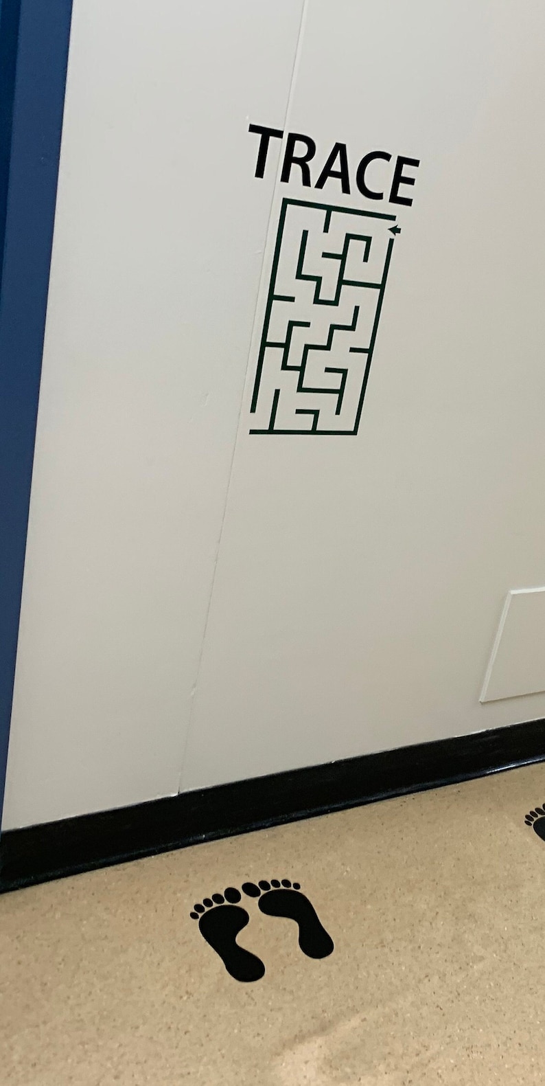 Maze, Sensory Path, Sensory, Wall Decals, Educational Decal, School , Vinyl Decals, Brain ...