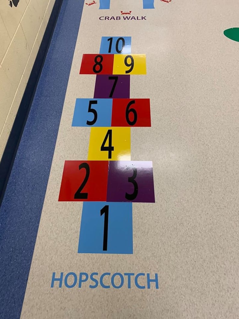 Hopscotch, Sensory Path, Sensory, Wall Decals, Educational Decal ...