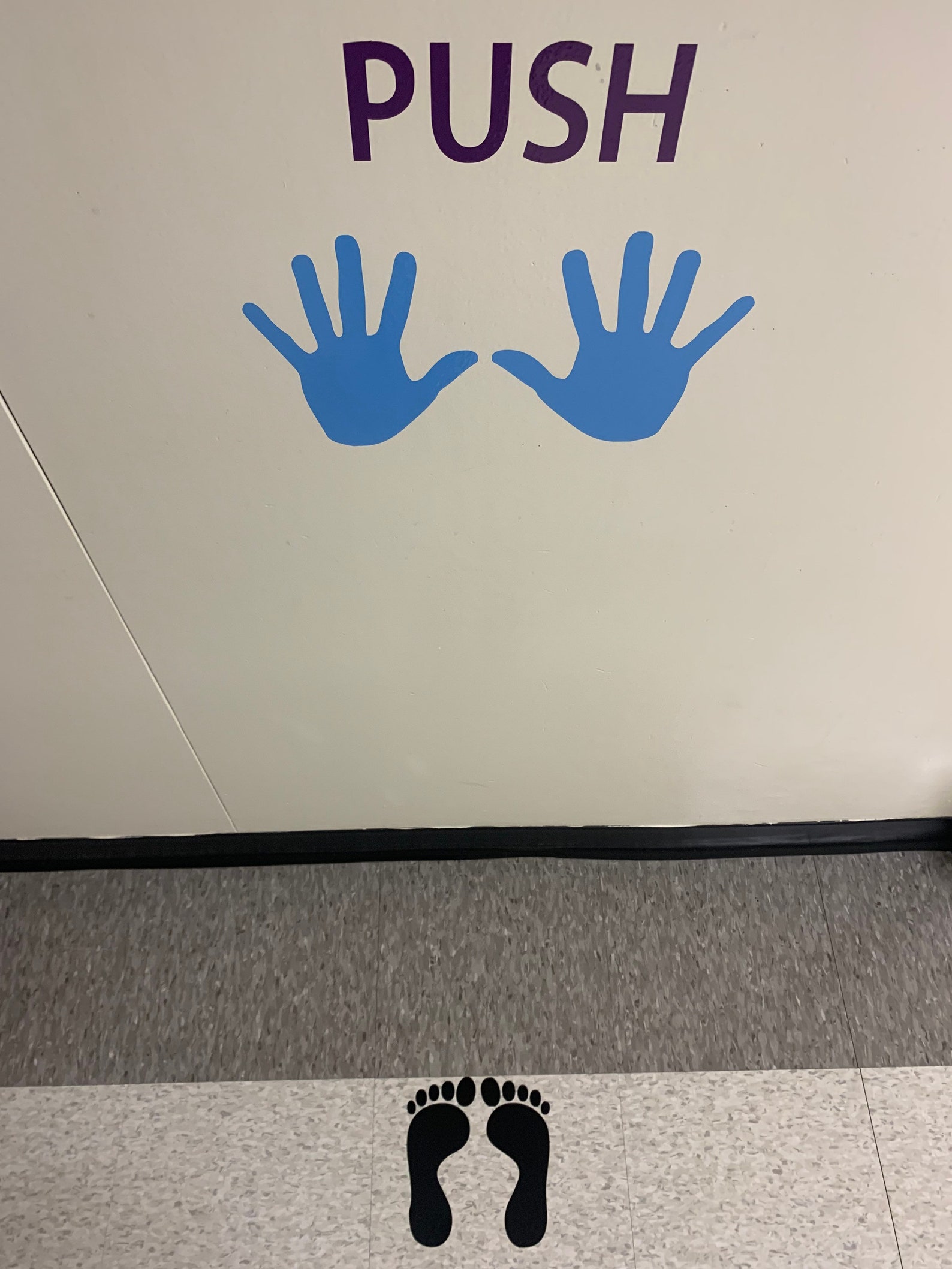 High Five - Push Wall, Sensory Path, Sensory, Wall Decals, Educational ...
