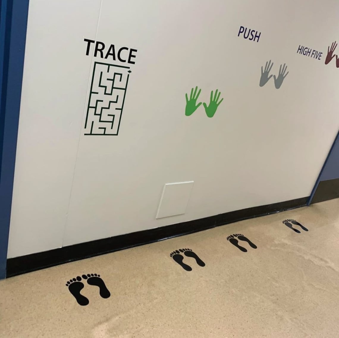 Maze Sensory Path Sensory Wall Decals Educational Decal - Etsy Canada