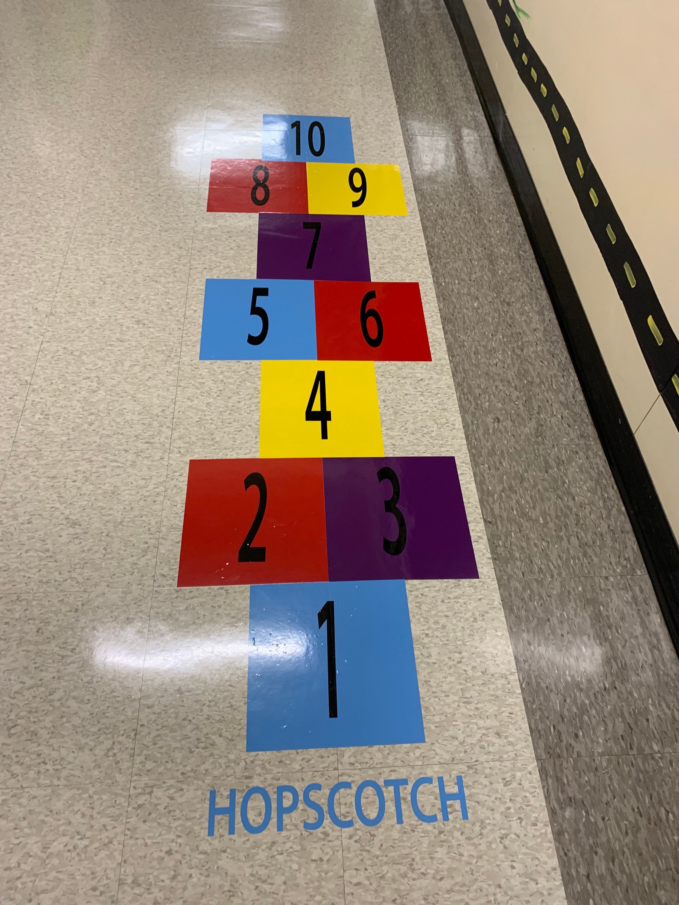 Hopscotch, Sensory Path, Sensory, Wall Decals, Educational Decal ...