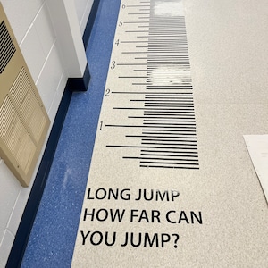 Long Jump - Sensory Decals - Etsy