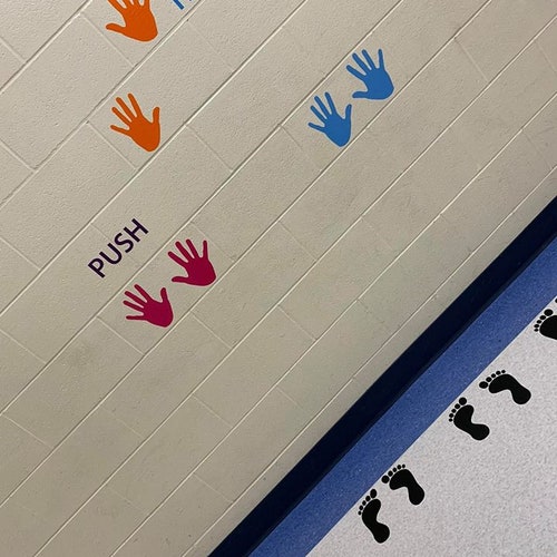 High Five Push Wall Sensory Path Sensory Wall Decals - Etsy