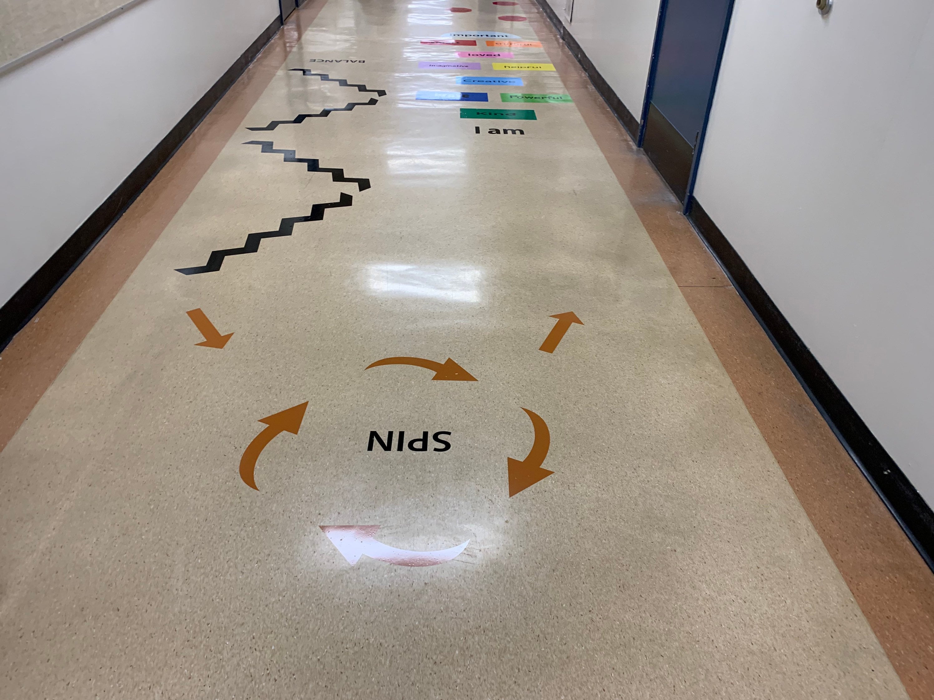 Spin Circle - Sensory Decal - Etsy