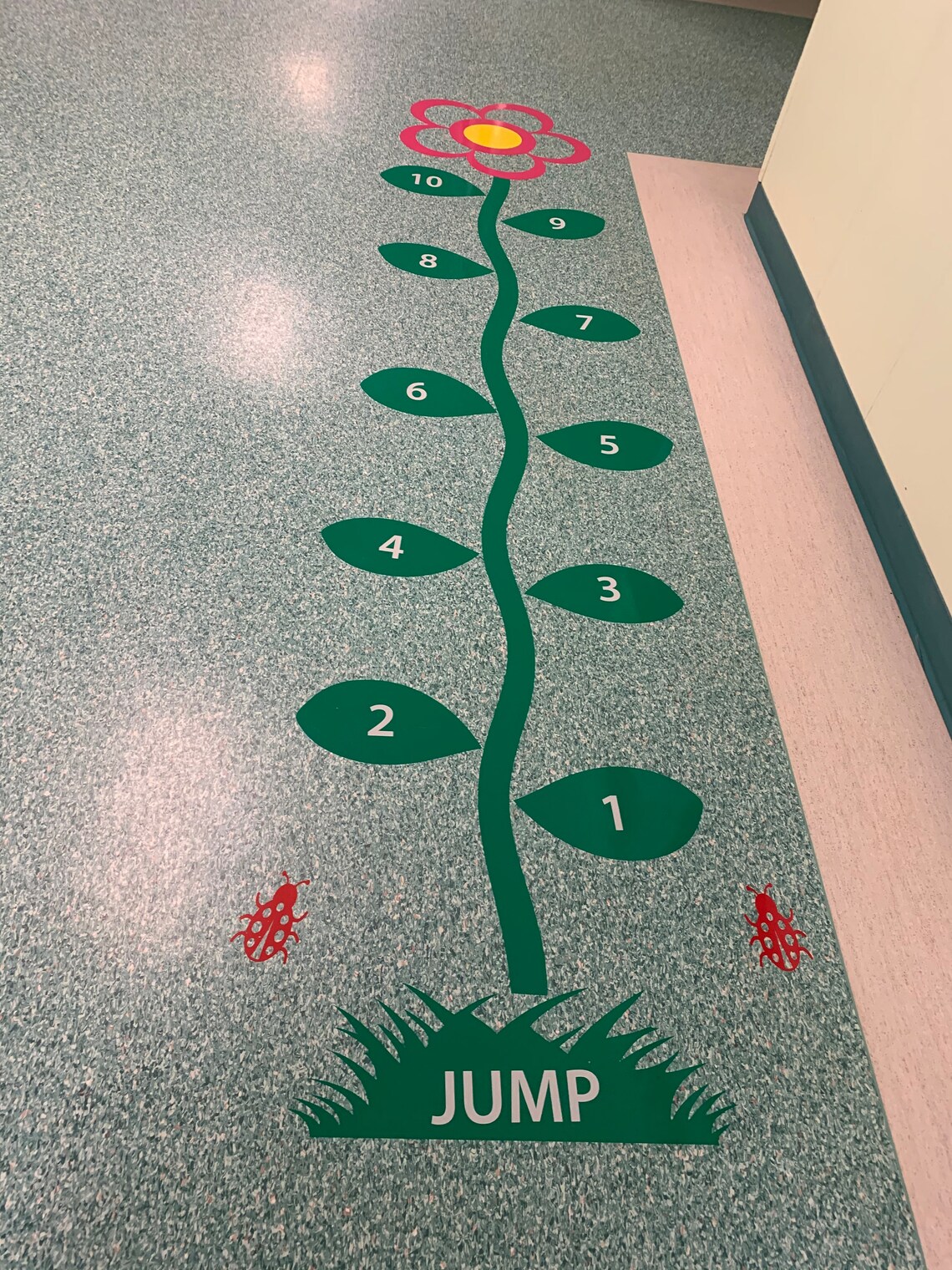 Flower, Sensory Path, Sensory, Wall Decals, Educational Decal, School ...