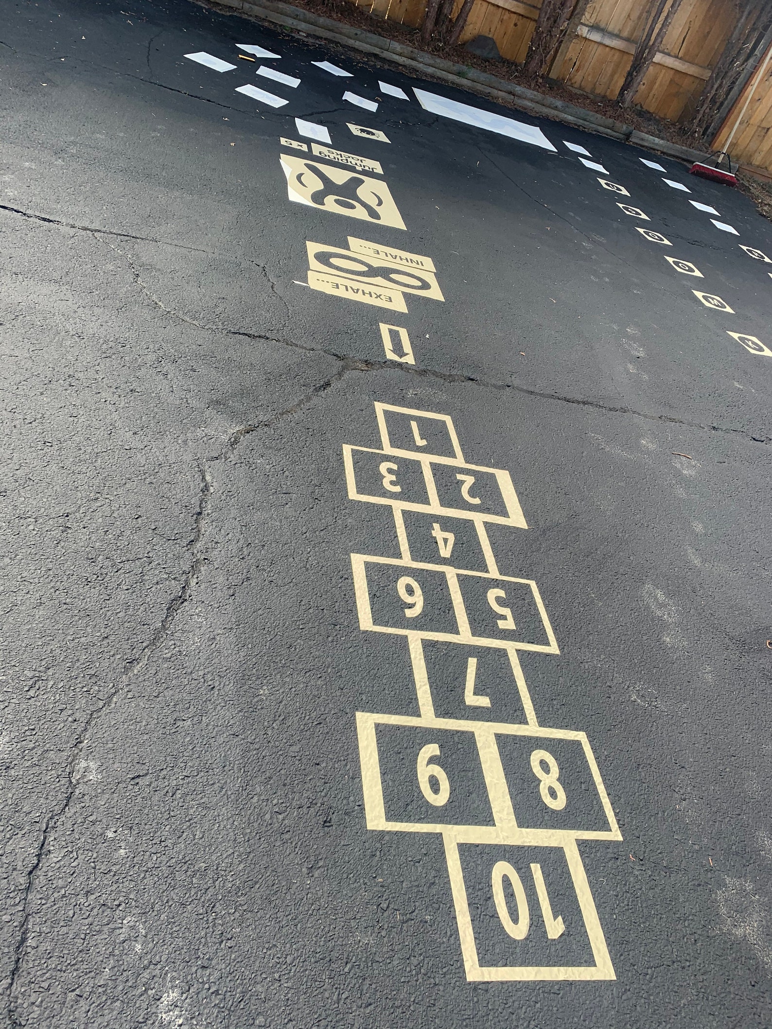 Hopscotch Stencil - Etsy