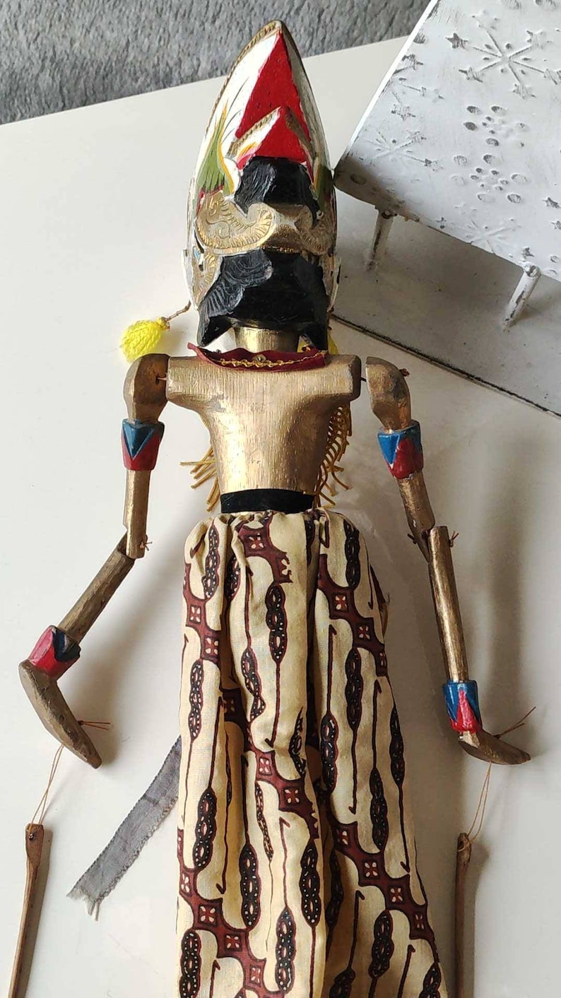 Large Wayang Golek Princess Puppet From the Traditional Shadow Puppet ...