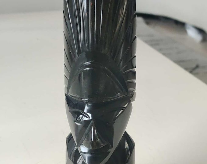 Large Mexican Handcrafted Sculpture - Totem/aztec/mayan/inca Warrior ...