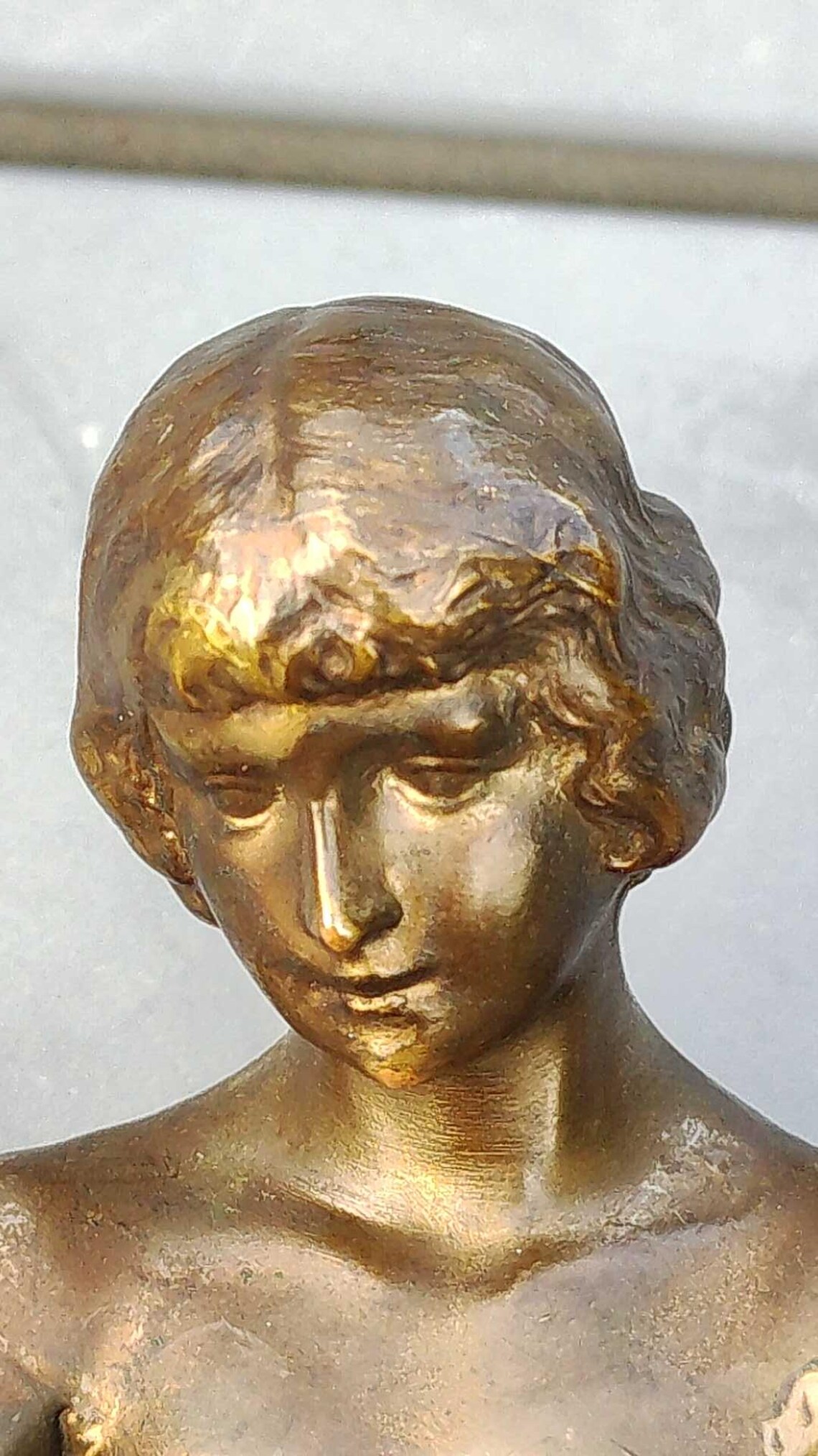 Reproduction Sculpture "the Thorn Puller"/spinario in Bronze With ...