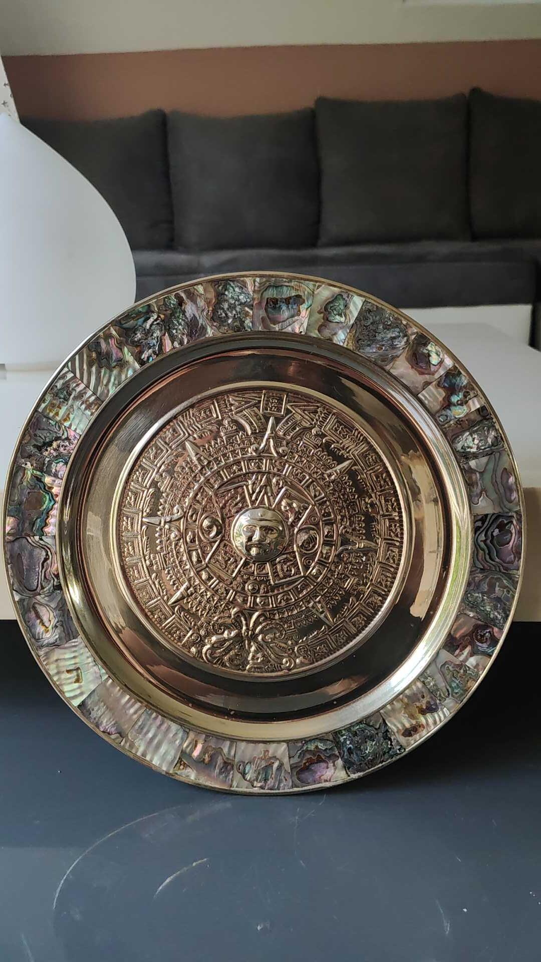 Decoration/wall Plaque Decorative Solar Calendar Mayan/aztec, Mexico in ...
