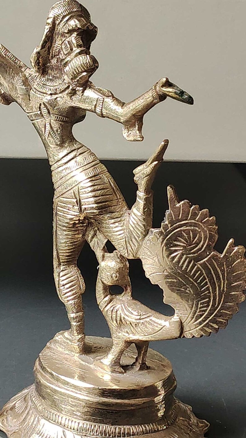Sculpture/figurine Hindu Goddess Parvati, Dancing on a Lotus Bed, a ...