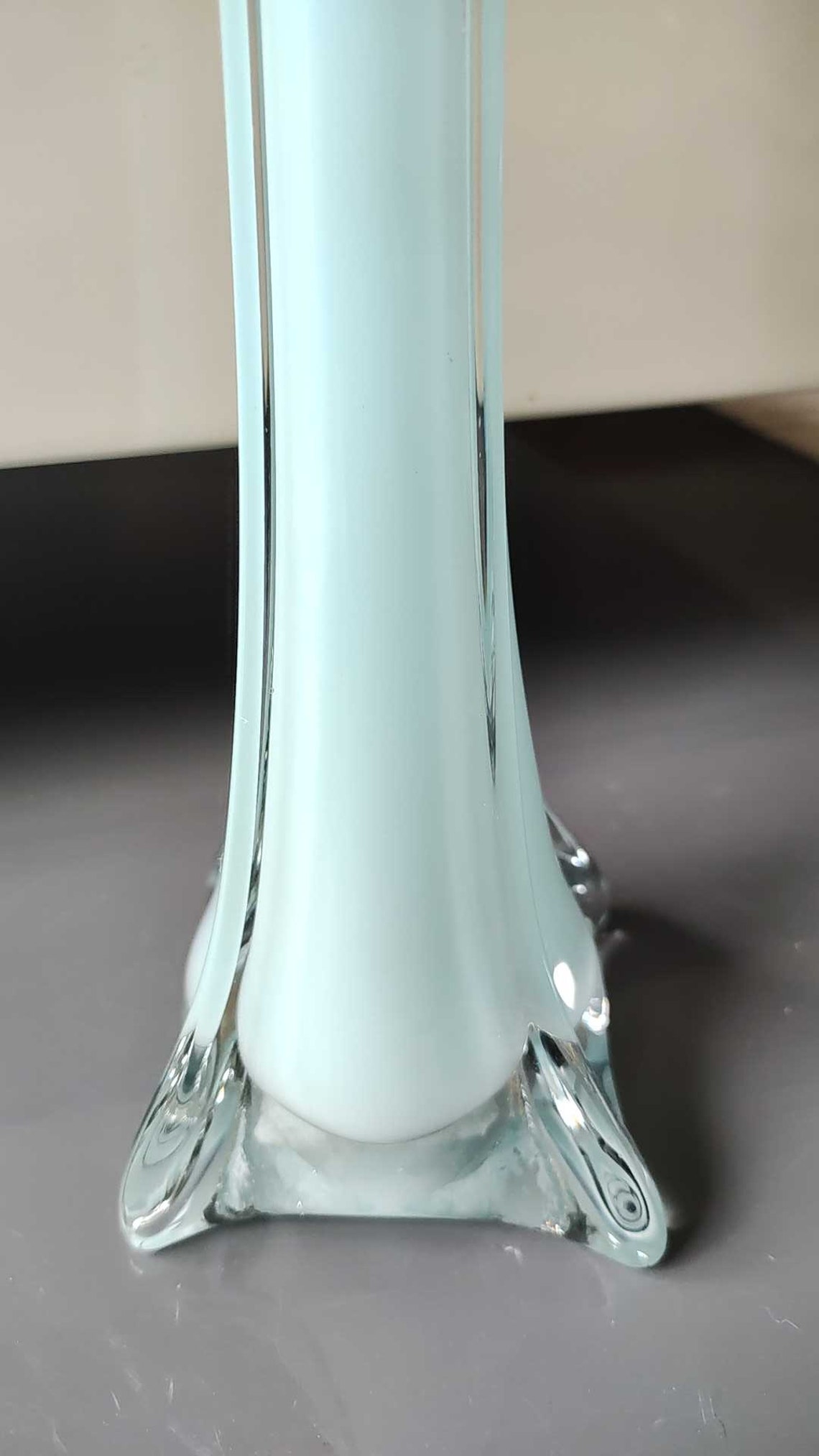 Vintage Soliflore Vase in Floral Shape/arum Flower, in Opaline/blown ...