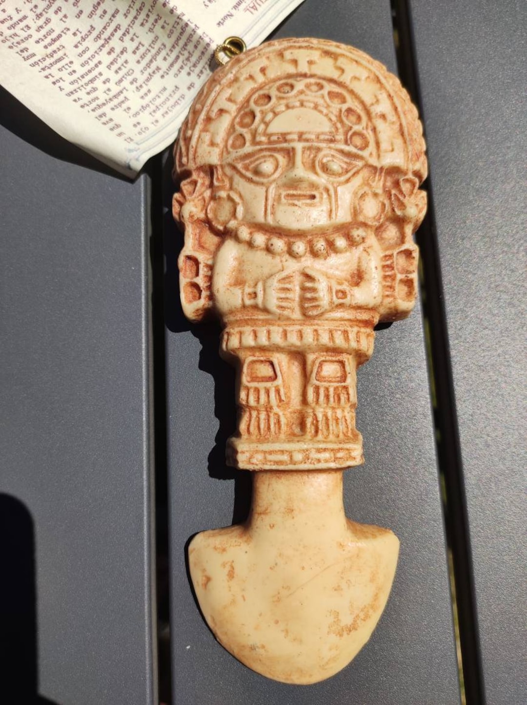 Pre-columbian Ritual Ceremonial Knife Called Tumi in the Shape of ...