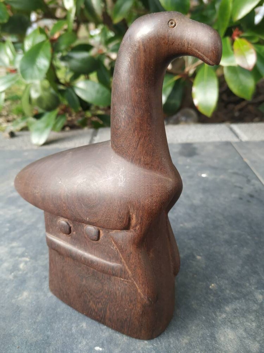 Egyptian Artisanal Art. Wooden Ibis Statue/sculpture. From Egypt, Dark ...