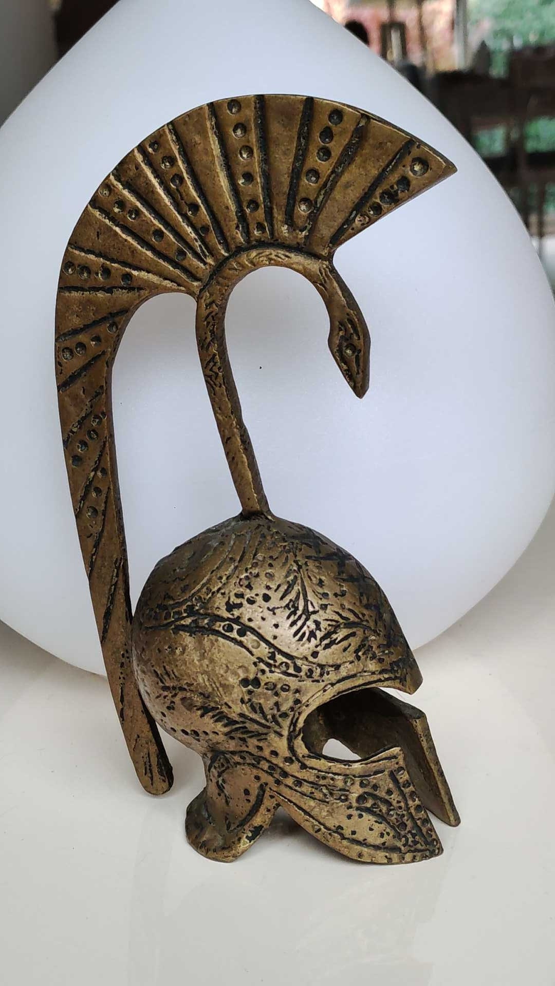 Bell in the Shape of a Greco-roman/spartan/gladiator Helmet in ...