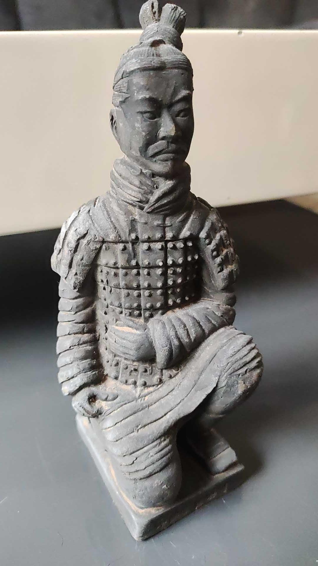 Chinese Warrior Sculpture/kneeling Xian Officer From the Buried Army of ...