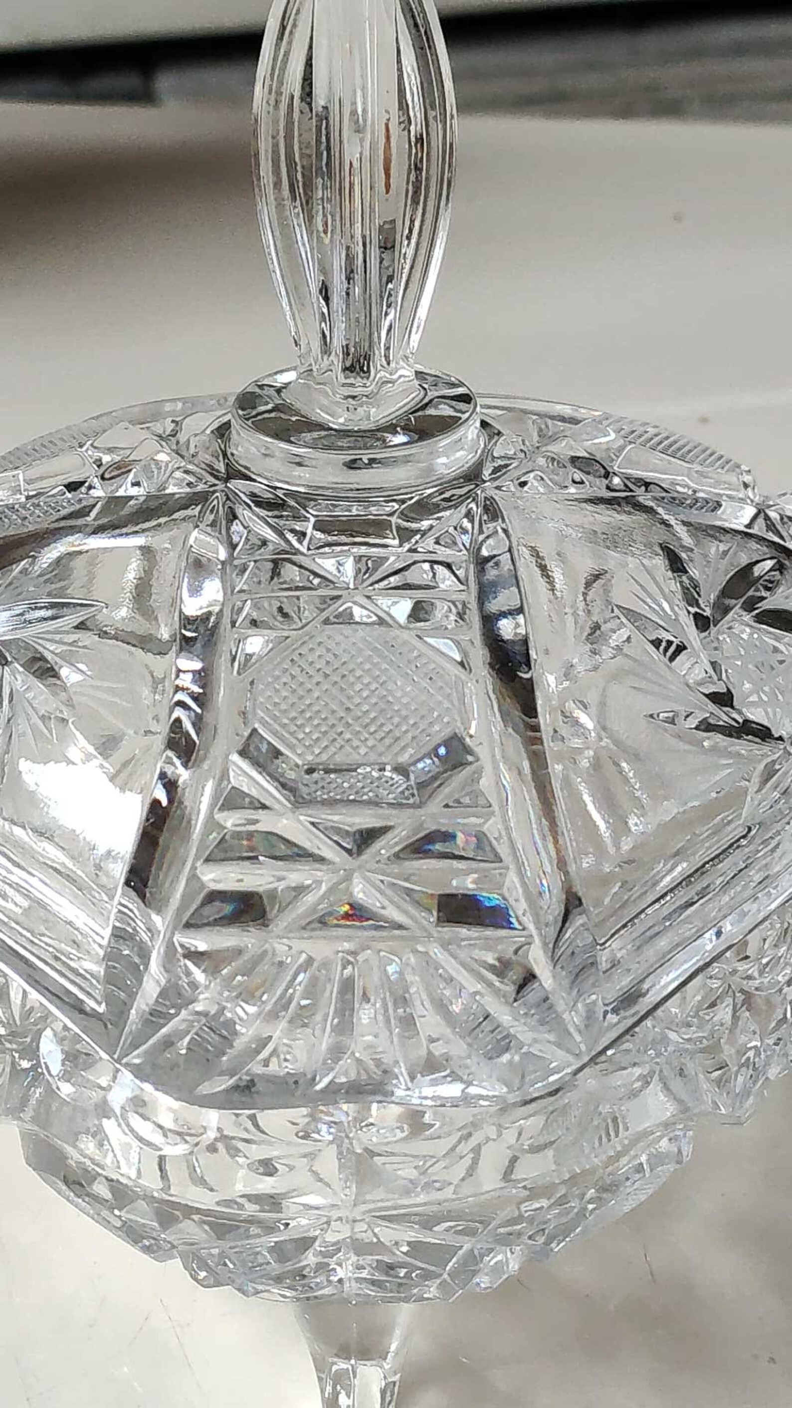 Magnificent Boho Crystal Candy Box Finely Cut Tripod/resting - Etsy
