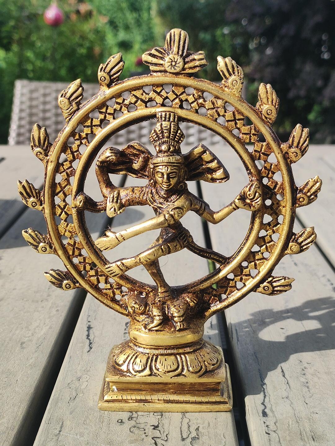 Sculpture Hindu Deity/shiva Nataraja, Performing His Dance Surrounded ...