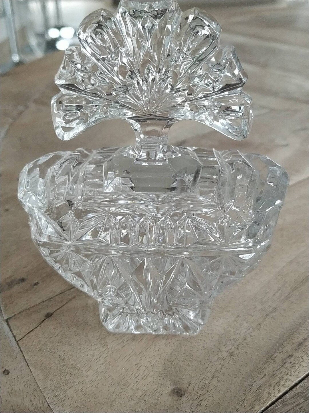 Vintage. Cast Crystal Jewelry Box. Like New - Etsy