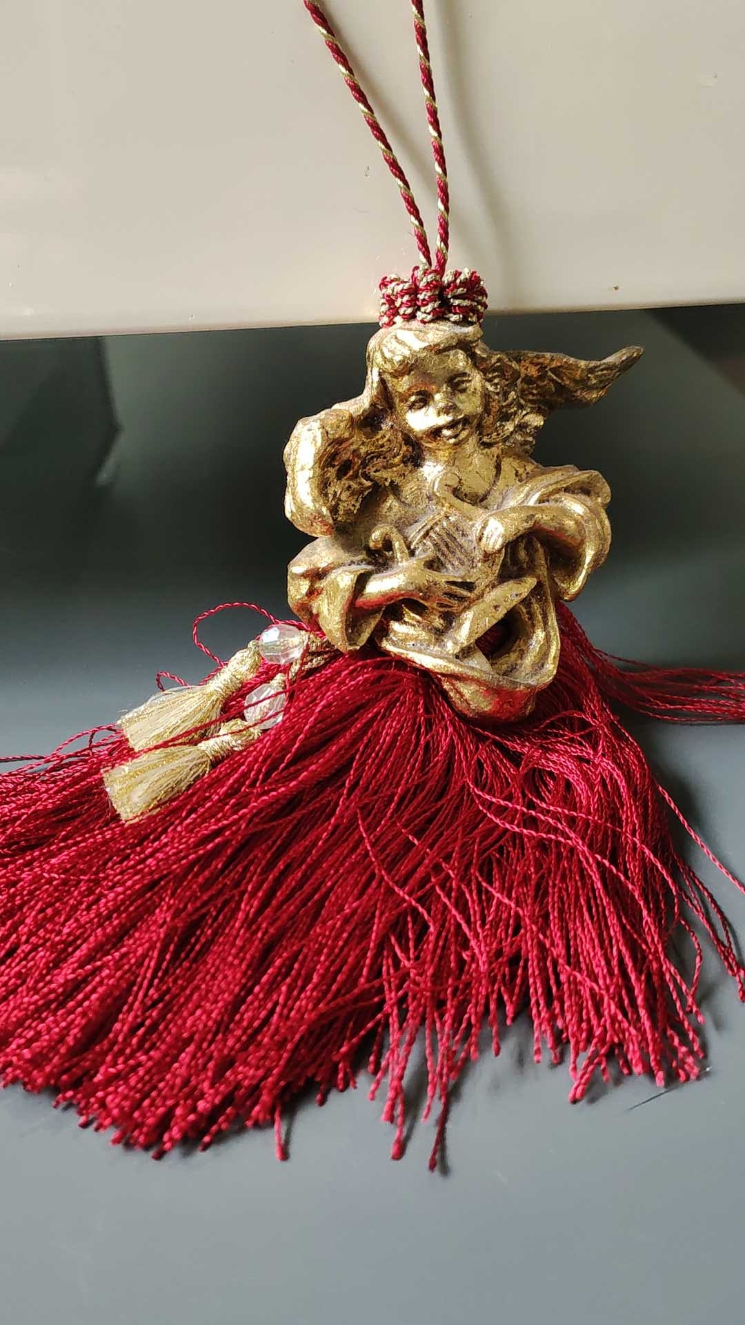 Lucky Figurine/grigri in the Shape of an Angel/lyre Player, Finished ...