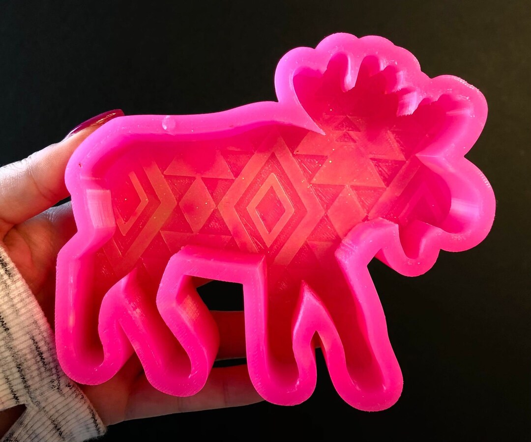 Aztec Moose Silicone© - Freshies, Silicone Molds, Silicone Freshie Mold ...