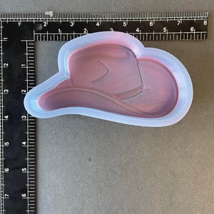 Simple Cowboy Hat Silicone Mold - Freshies, Silicone Molds, Molds for ...