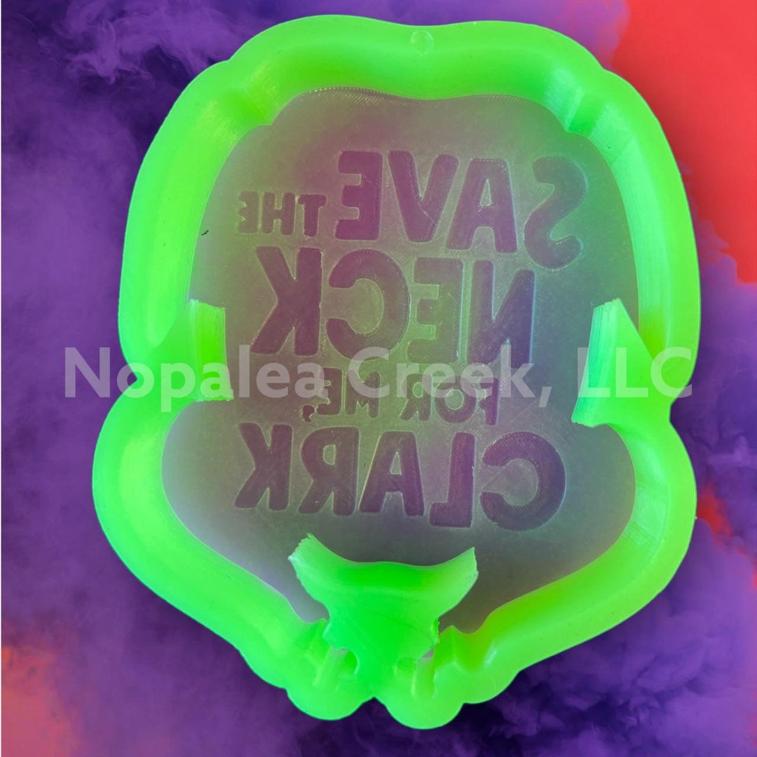 Save the Neck Silicone Mold - Freshies, Silicone Molds, Molds for ...