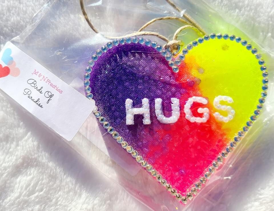 Hugs Conversation Heart Silicone Freshies Silicone Molds - Etsy