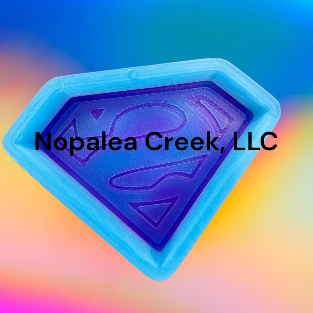 Super.man Silicone Mold - Freshies, Silicone Molds, Silicone Freshie ...