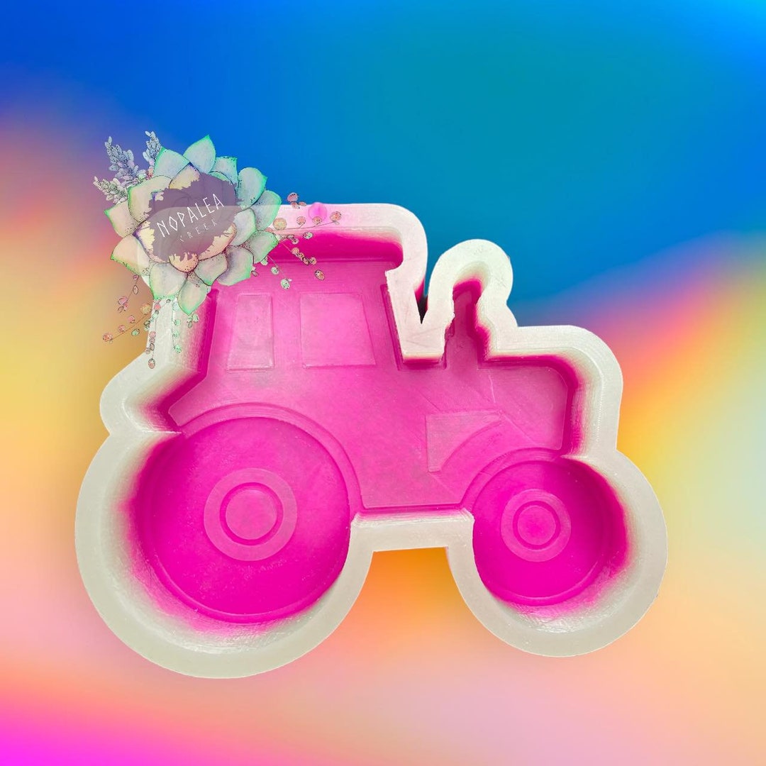 Tractor Silicone Mold - Freshies, Silicone Molds, Silicone Freshie Mold ...