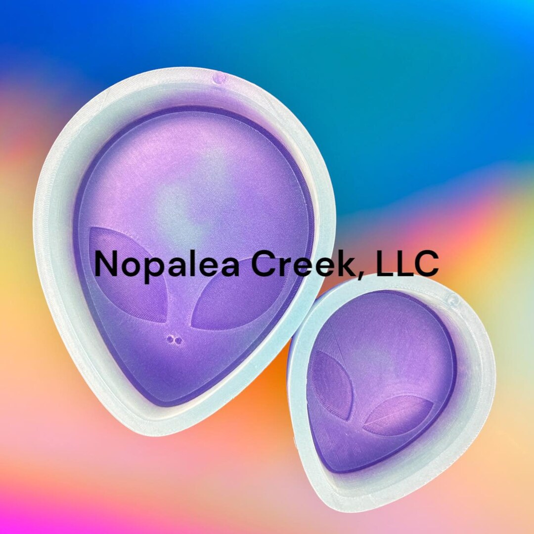 Alien Head Silicone Mold - Freshies, Silicone Molds, Silicone Freshie ...