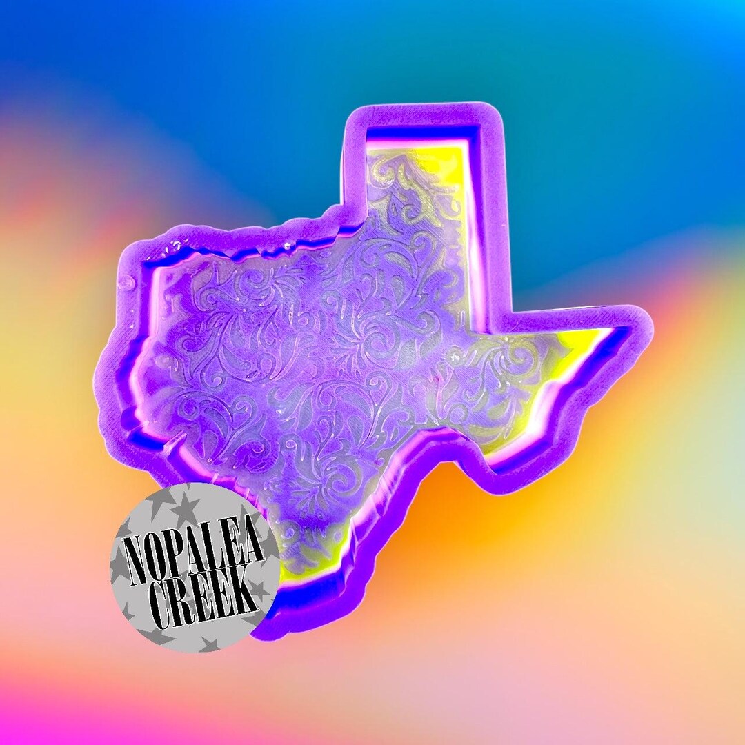 Tooled Texas Silicone Mold -silicone Molds for Freshies, Silicone Mold ...
