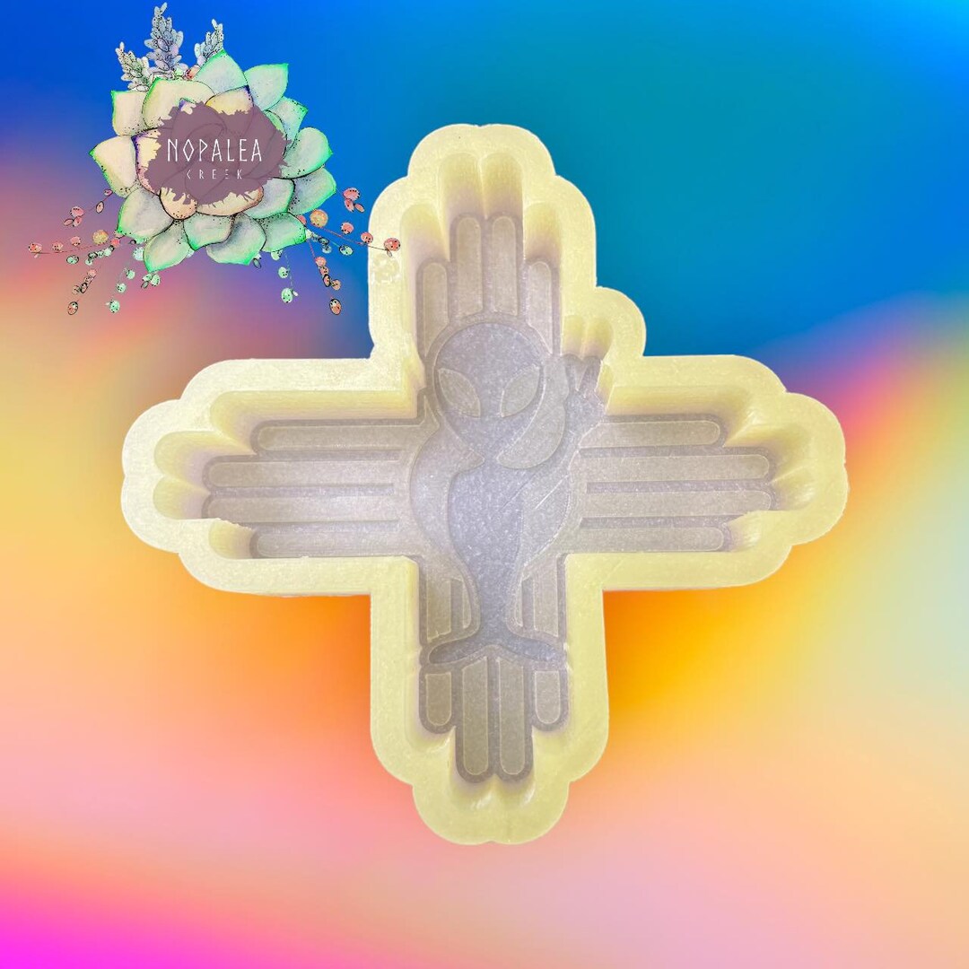 Peace Alien Zia Silicone Mold -silicone Molds for Freshies, Food Molds ...