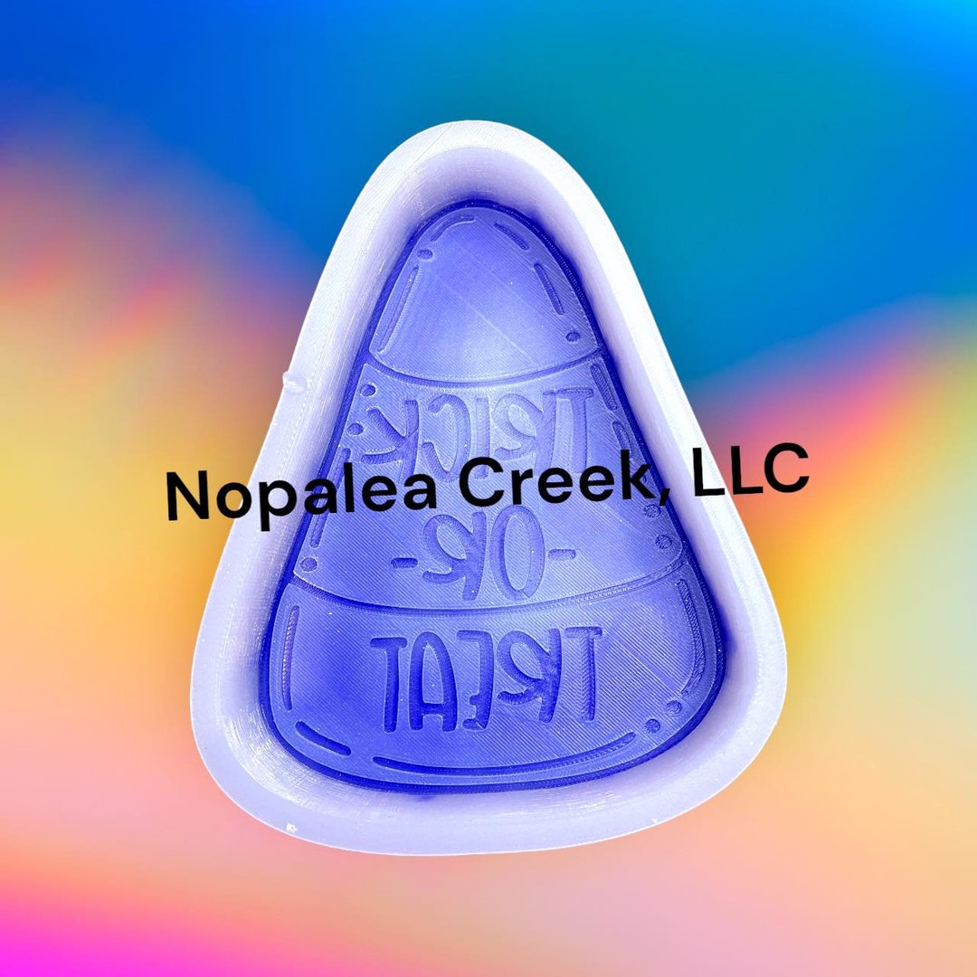 Trick or Treat Candy Corn Silicone Mold - Freshies, Silicone Molds ...